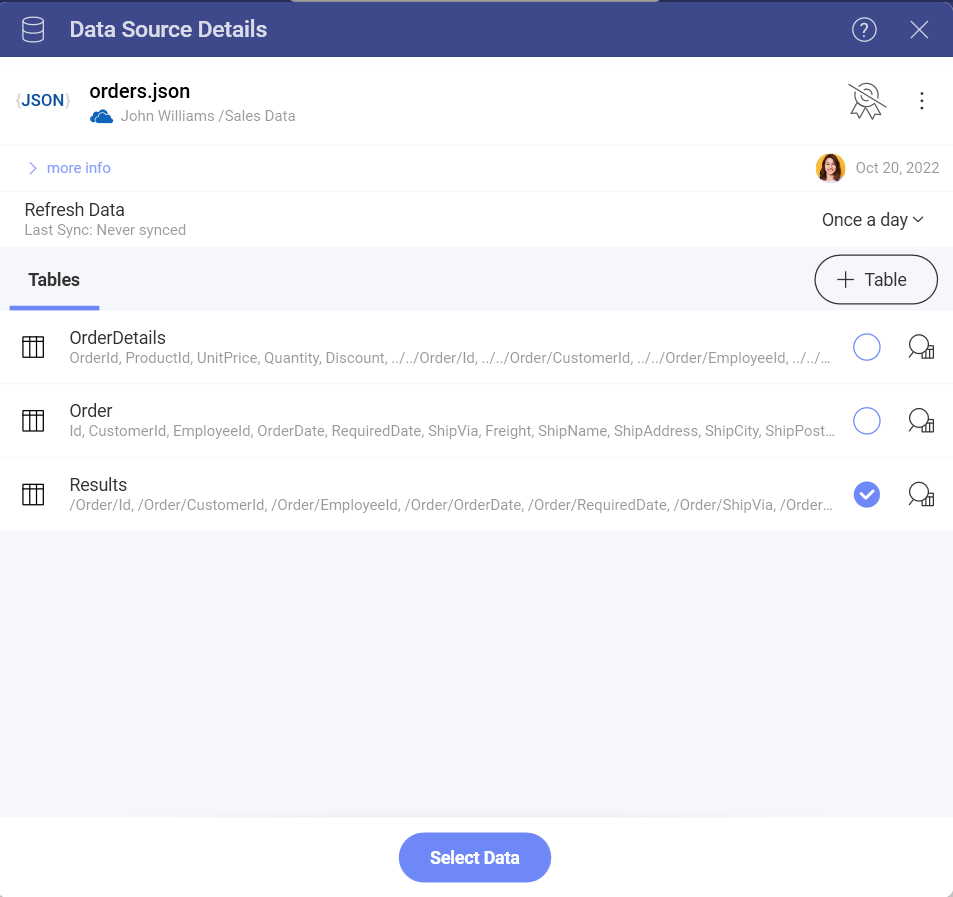 Steps to Using JSON Files to Create Visualizations in Slingshot