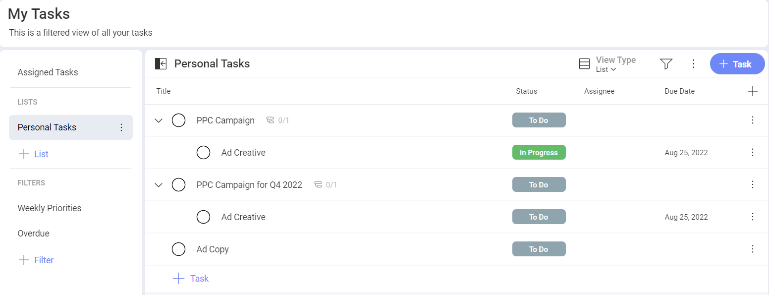 How to Manage Tasks in Slingshot